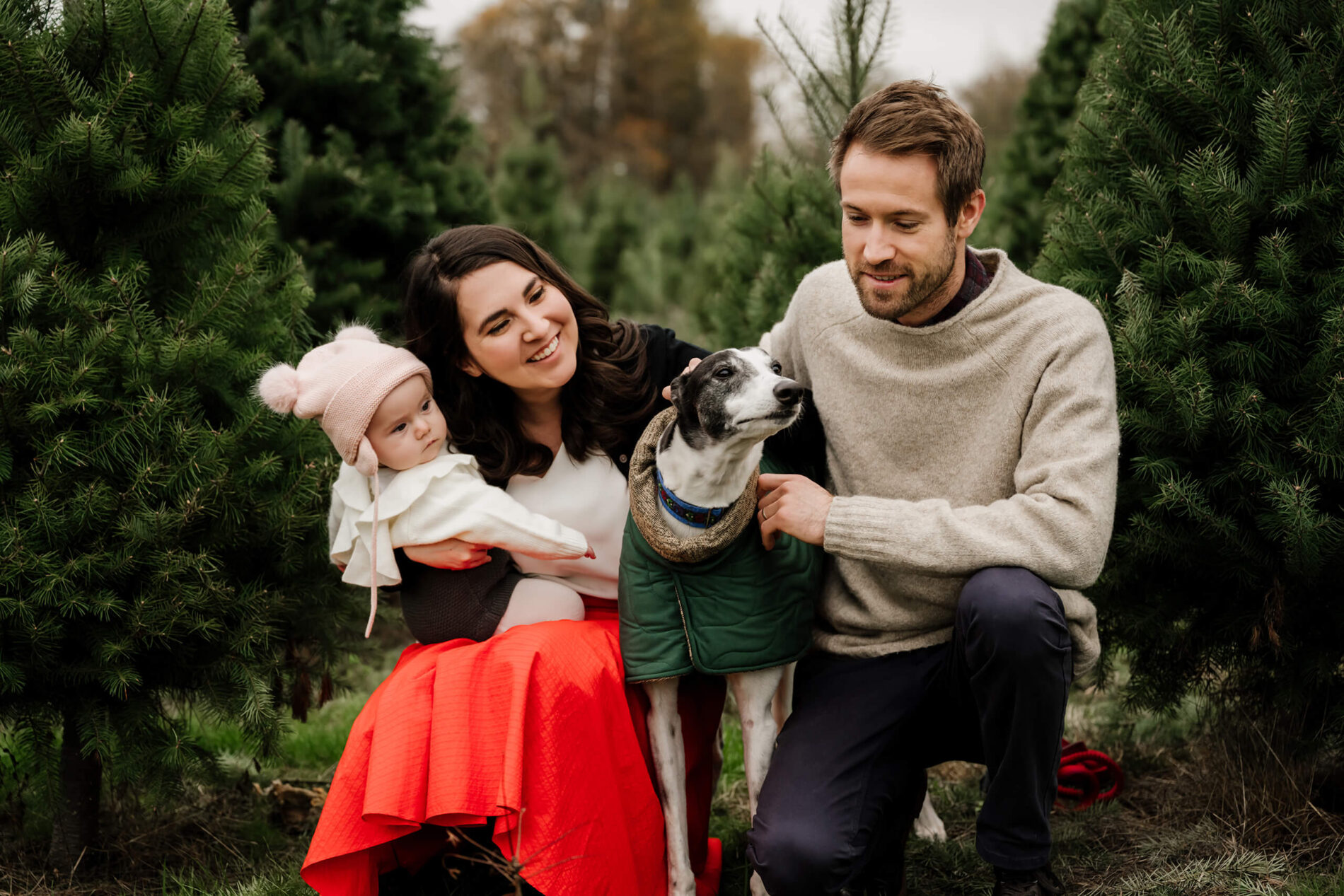 Christmas Tree Farm Family Photos: Outfit Tips & Posing Inspo